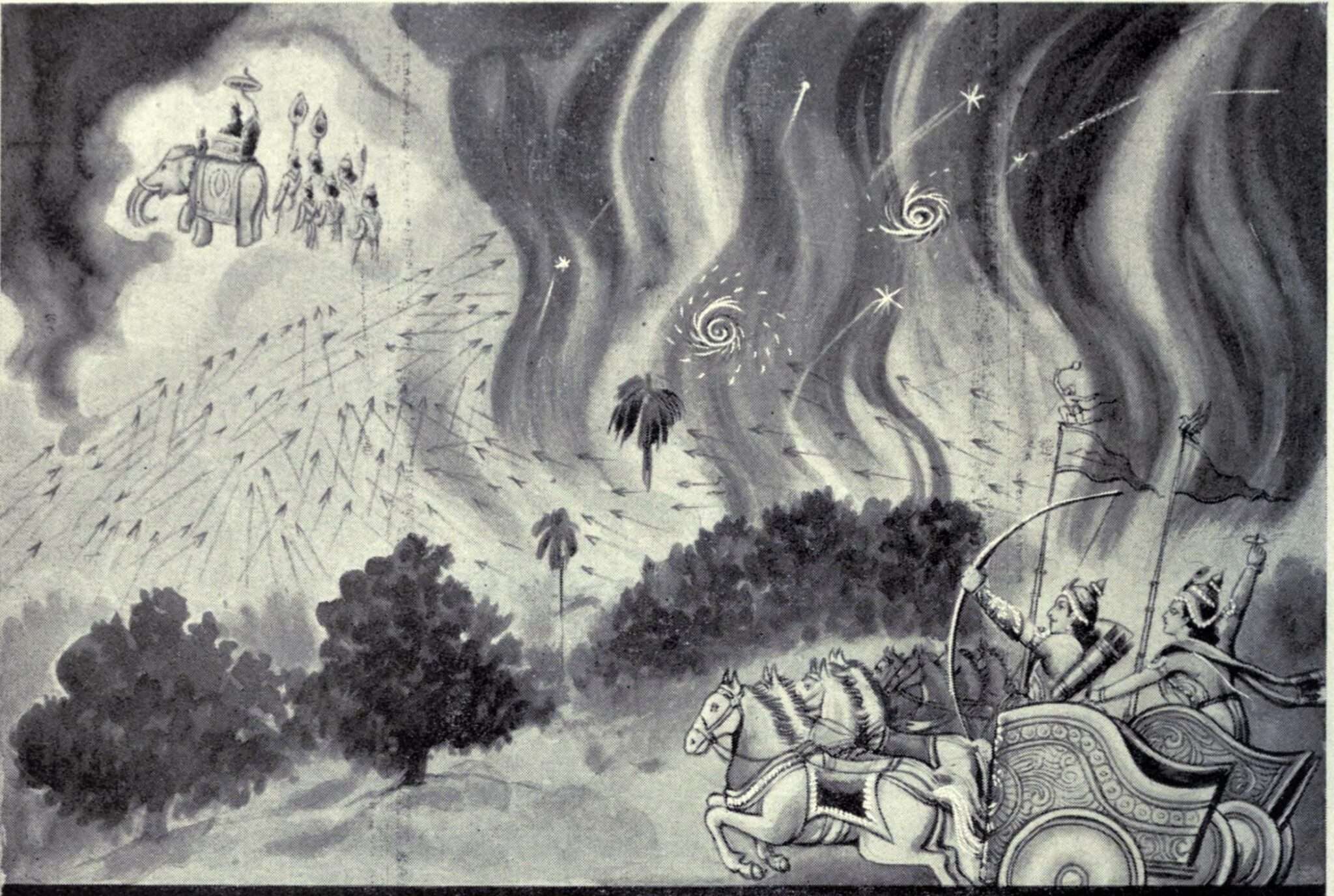 The Burning of the Khandava Forest - Vedic Library by ISVARA.org