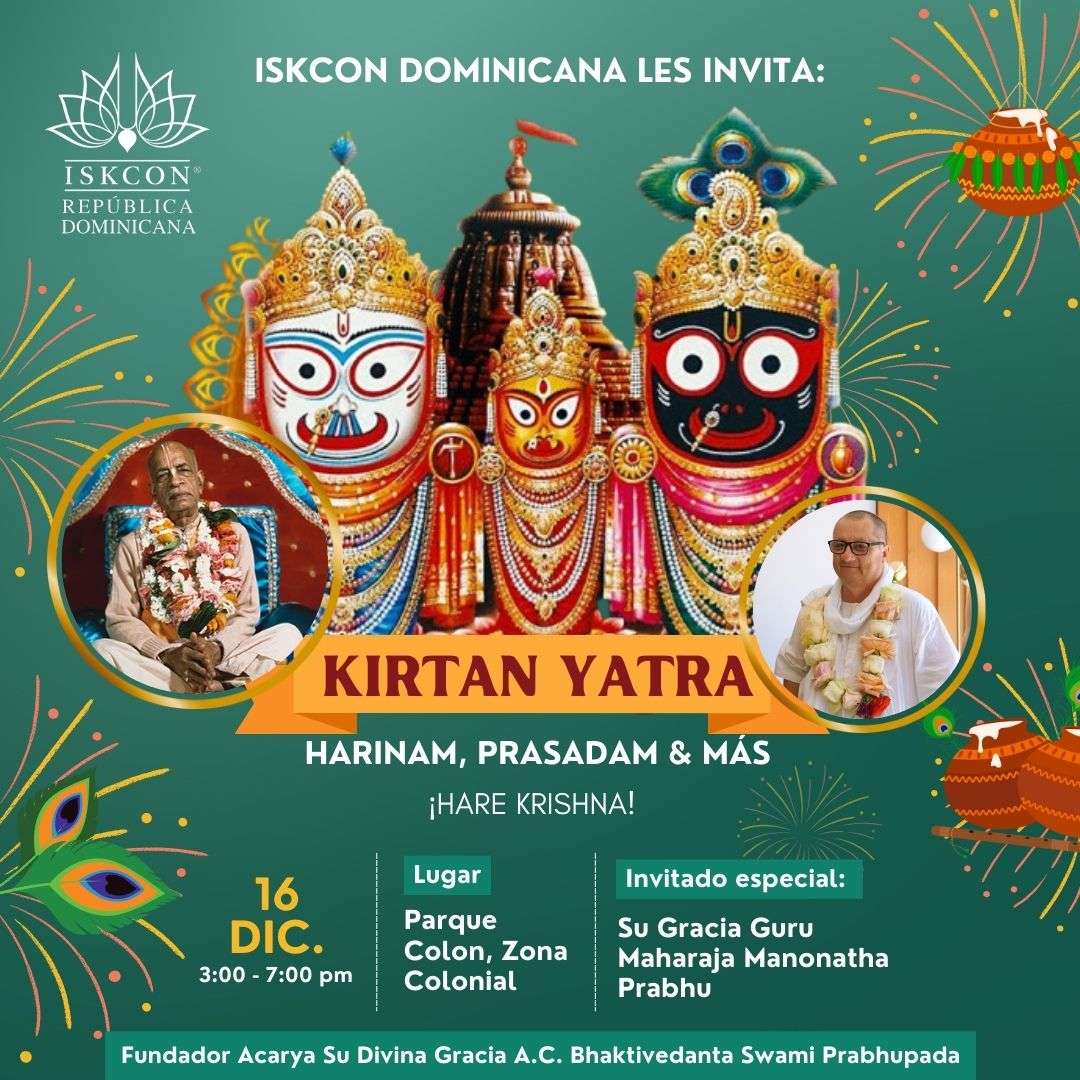 Kirtan Yatra el 16 de diciembre - Vedic Library by ISVARA.org