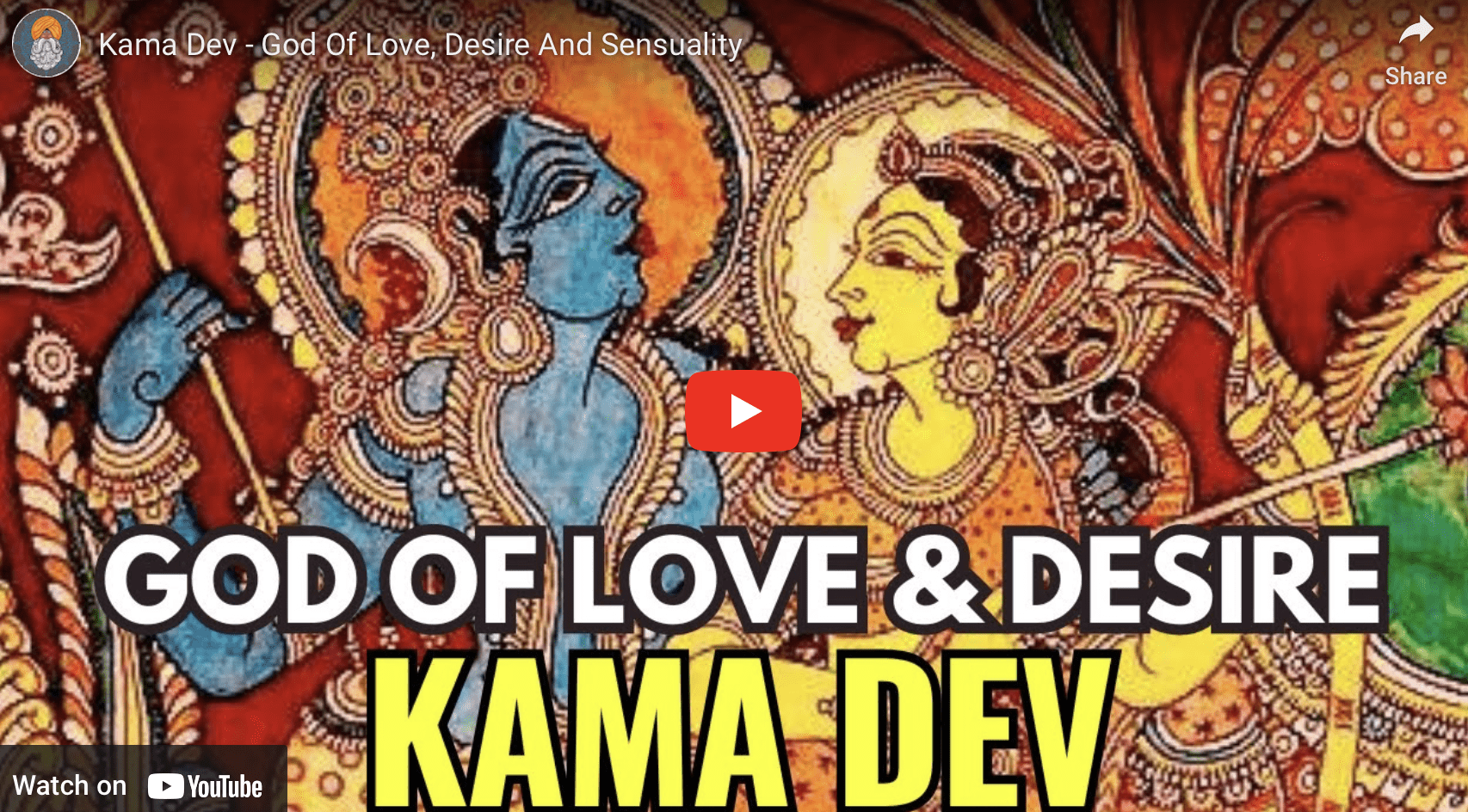 Kama Deva - God Of Love, Desire And Sensuality - Vedic Library by ...