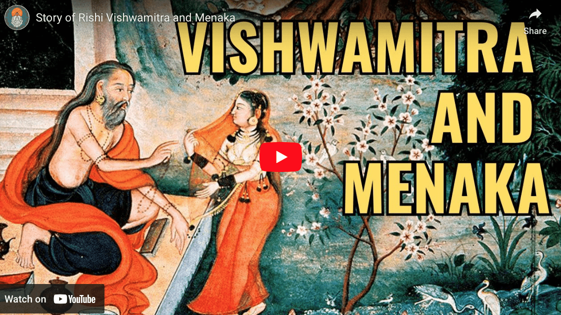Visvamitra and Menaka - Vedic Library by ISVARA.org