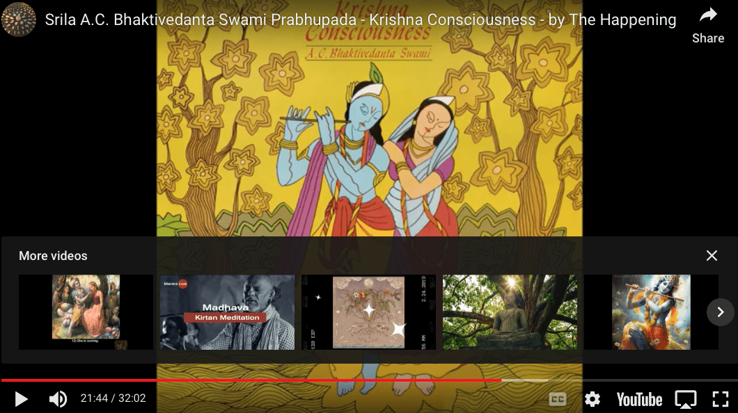 Srila A.C. Bhaktivedanta Swami Prabhupada - Krishna Consciousness - by The Happening - Vedic ...