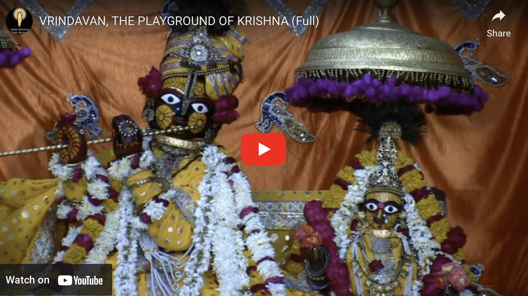VIDEO: Vrindavana, the playground of Krishna (Full) - Vedic Library by ISVARA.org