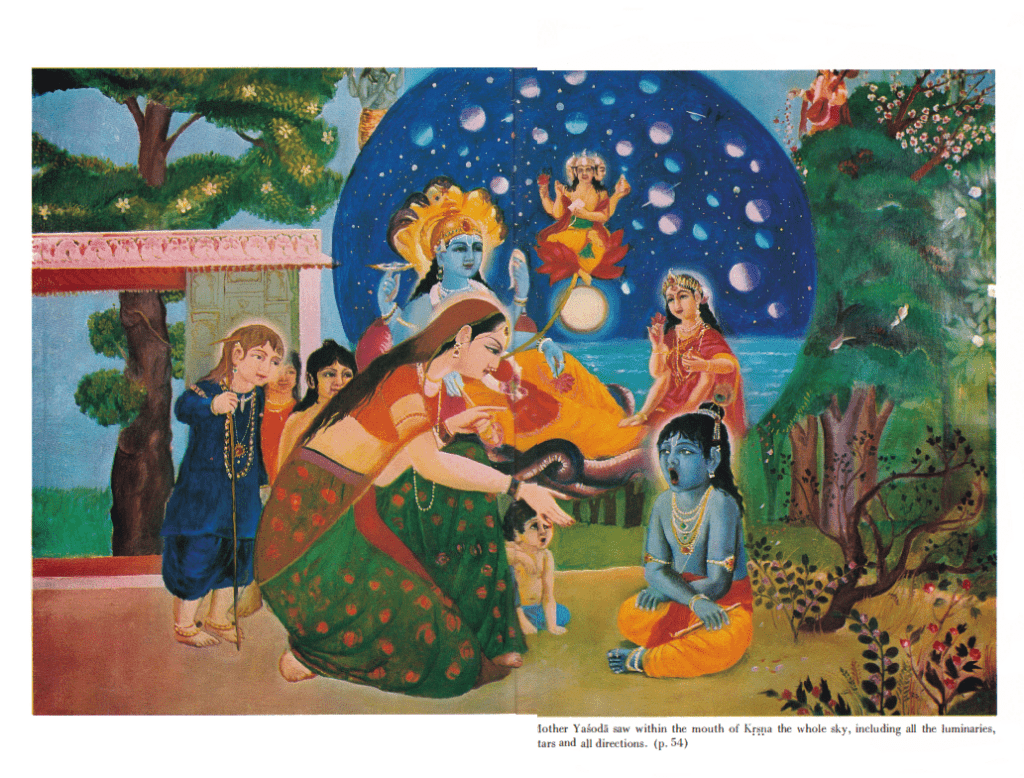 Mother Yasoda Was Struck With Wonder and Closed Her Eyes - Vedic ...
